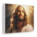 Jesus Art Canvas With Sunlight Blessed Canvas Prayer Photo Jesus Canvas ...