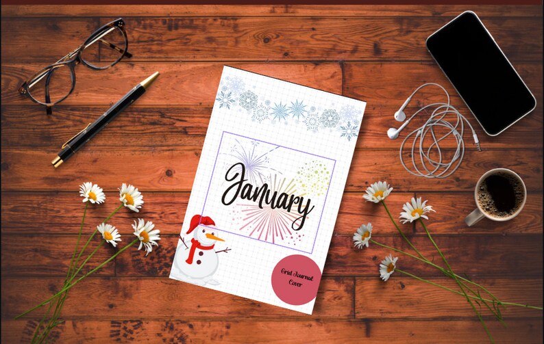 12 Monthly Cover Pages - Journal Title Pages in Color - Monthly Planner ...