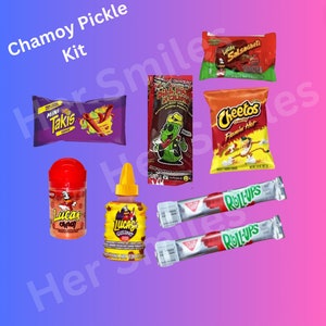 Chamoy Pickle Kit Hot Cheetos & Takis Package Trending Tik Tok Chamoy ...