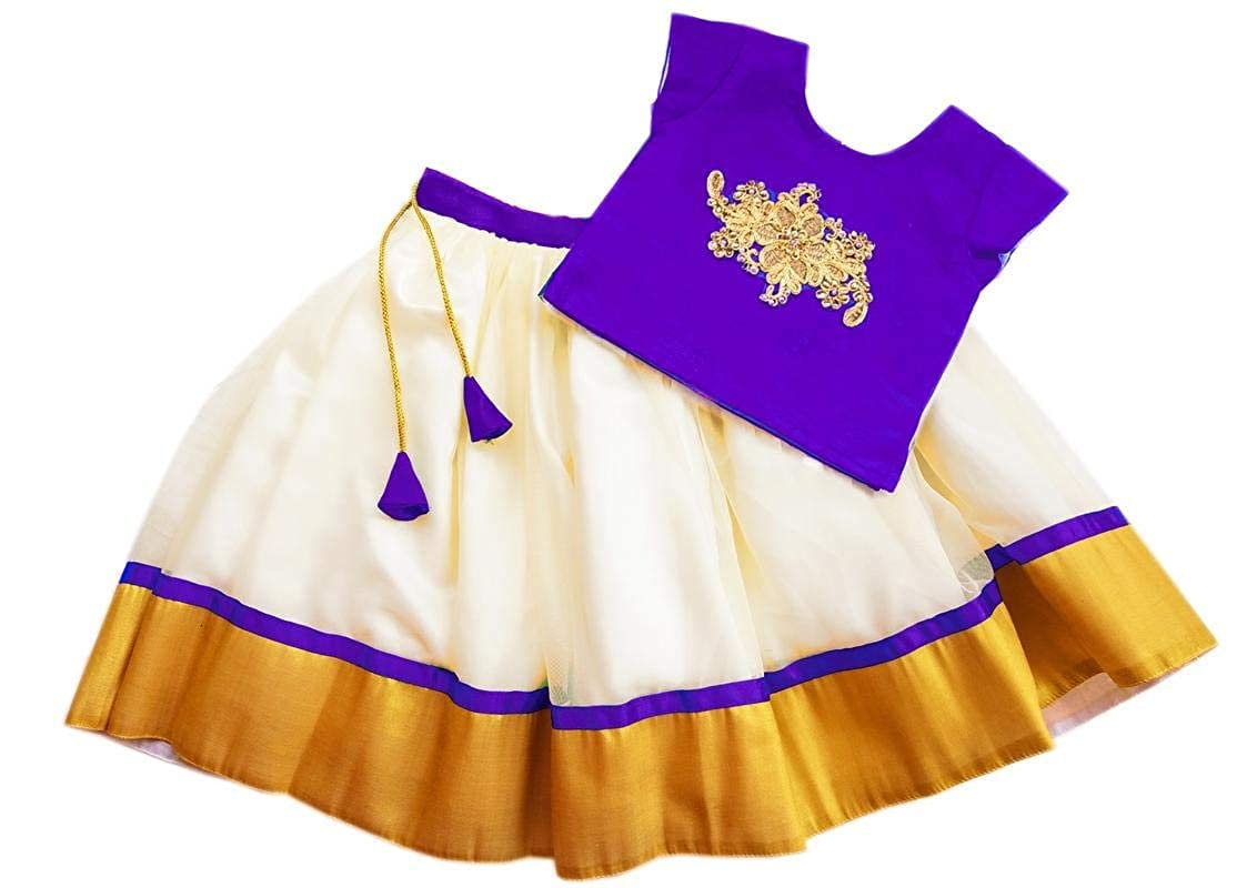 Pavadai for New Born Baby Kids Lehenga Indian Traditional Silk - Etsy
