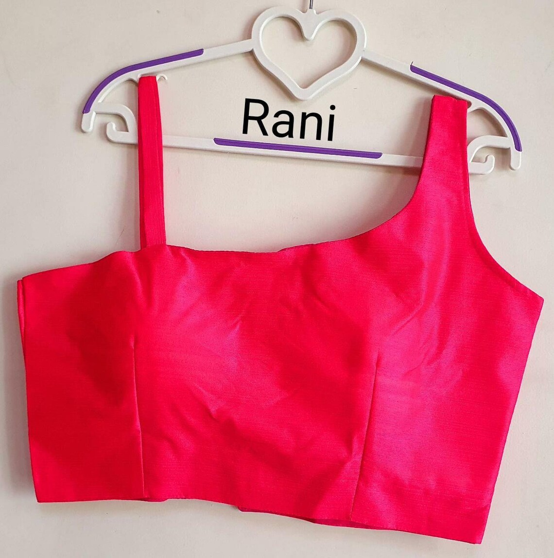 Plain Solid Designer Free Shipping Readymade Art Silk Blouse - Etsy