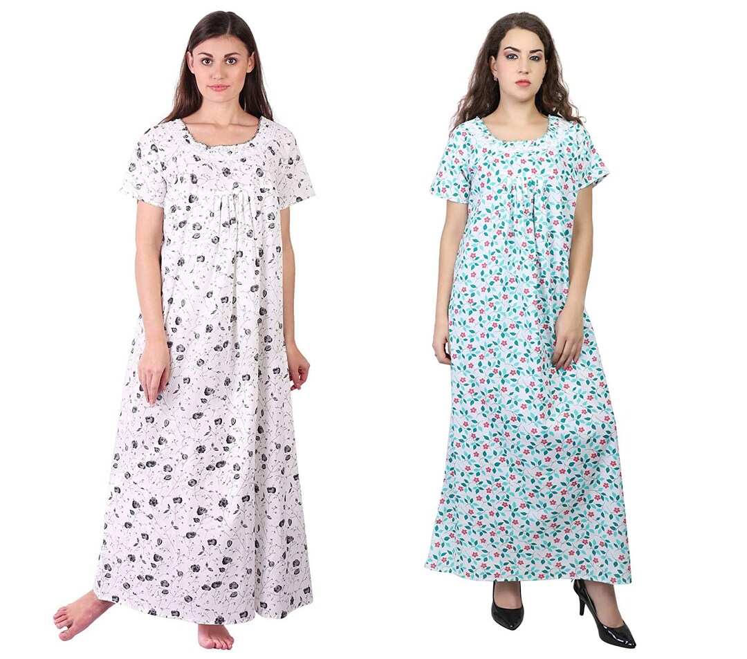 COMBO OF 2 NIGHTY Women's Clothing Soft Cotton - Etsy