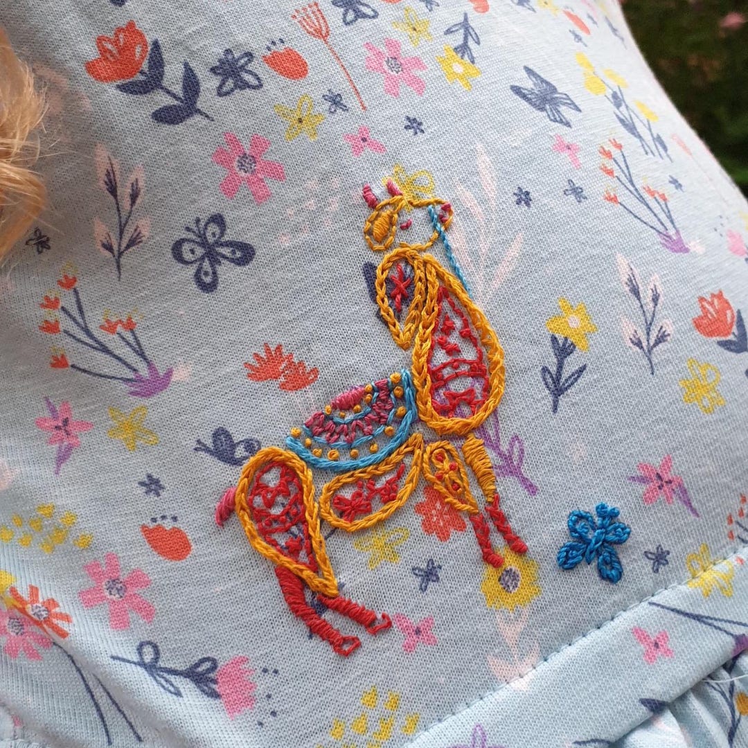 Customise Embroidery Kit for Beginner Stick and Stitch Kit Personalise ...