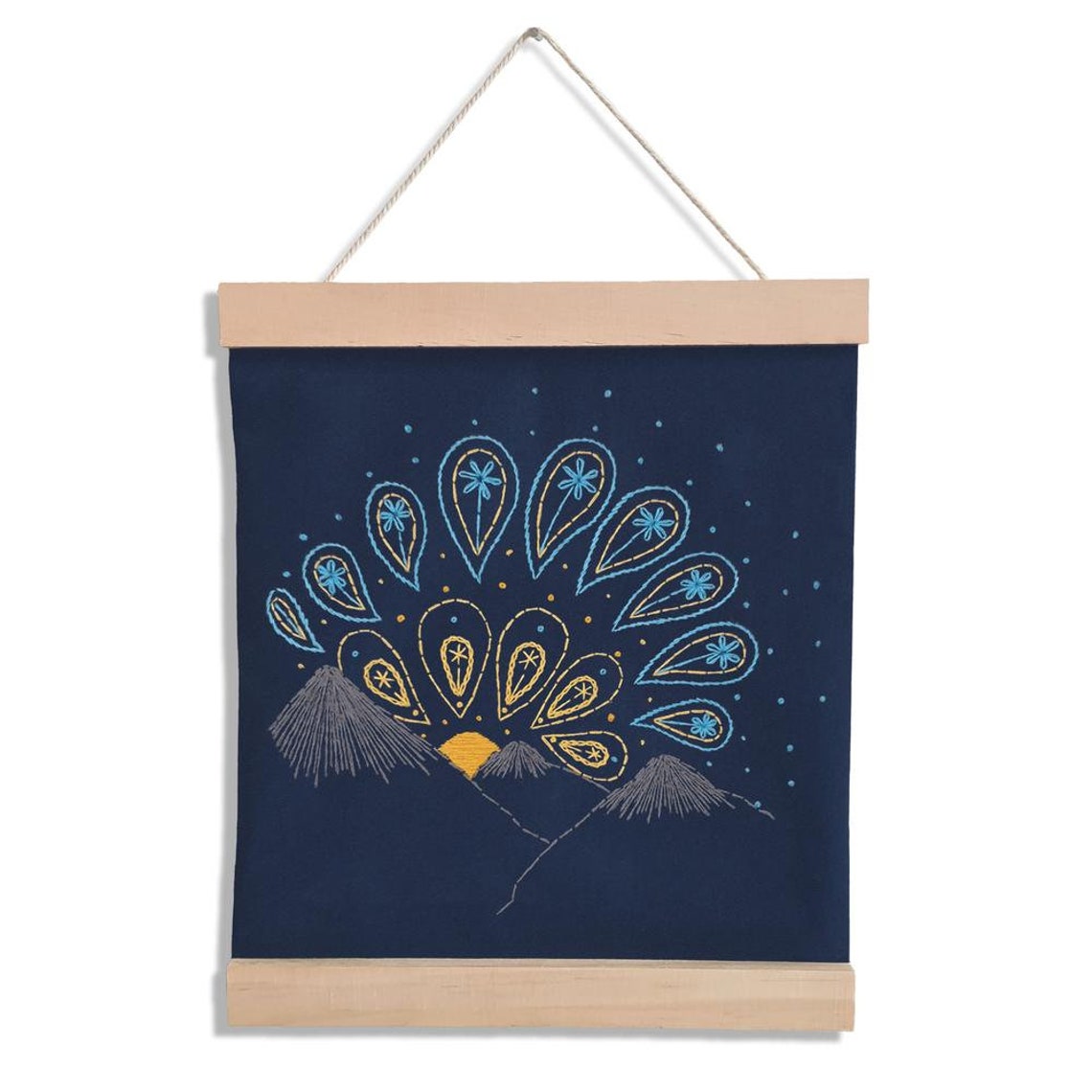 Sunrise Banner Embroidery Kit Craft Kit for Beginners | Etsy