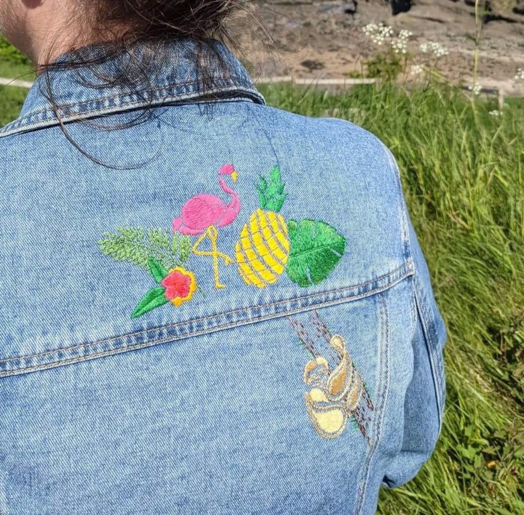 Customise Embroidery Kit for Beginner Stick and Stitch Kit Personalise ...