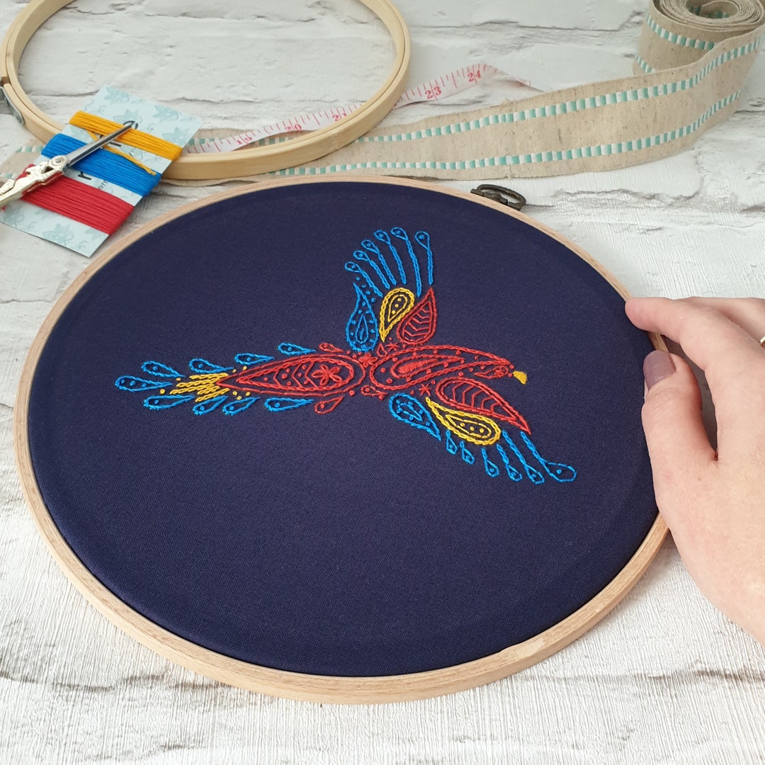 Parrot Embroidery Pattern PDF for Beginners Embroidery Digital Download ...