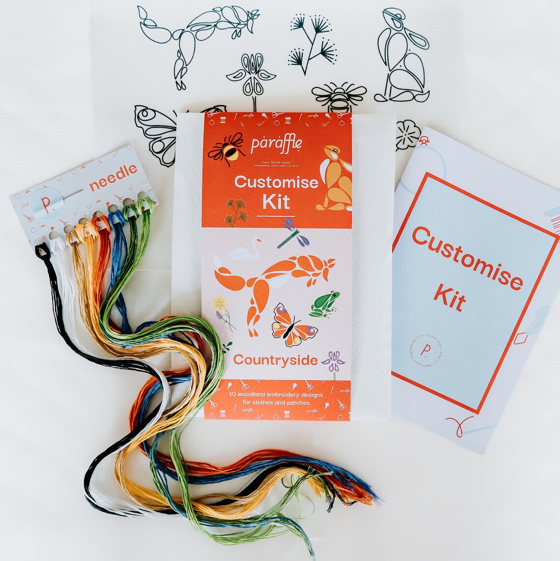 Customise Embroidery Kit for Beginner Stick and Stitch Kit Personalise ...