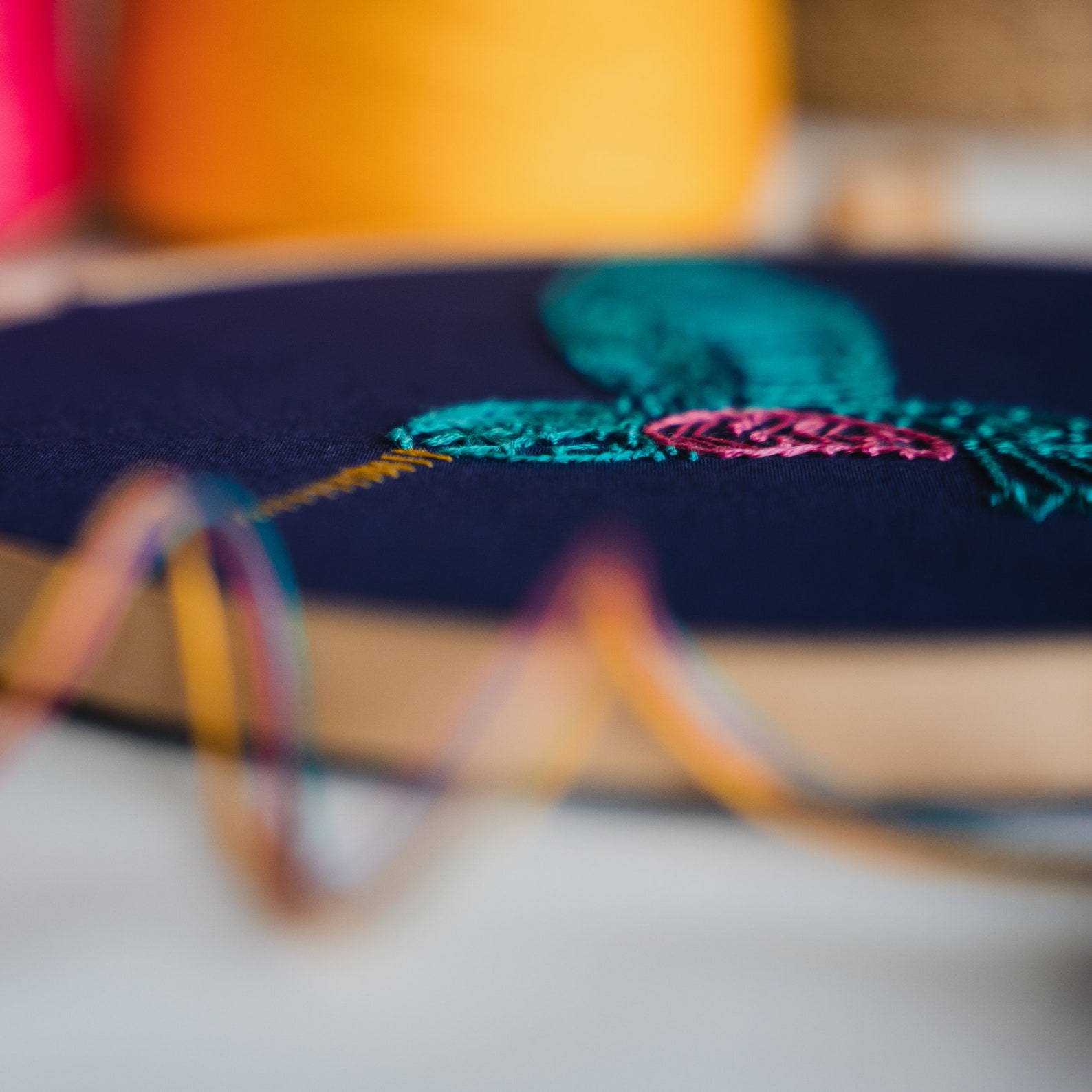 Hummingbird Embroidery Kit Craft Kit for Beginners Paisley - Etsy