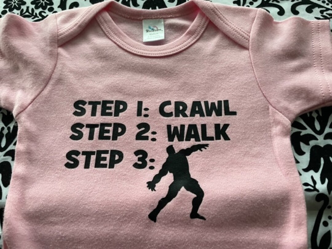 Steps Crawl Walk Bodybuilder Muscles Gym Work Out Baby - Etsy