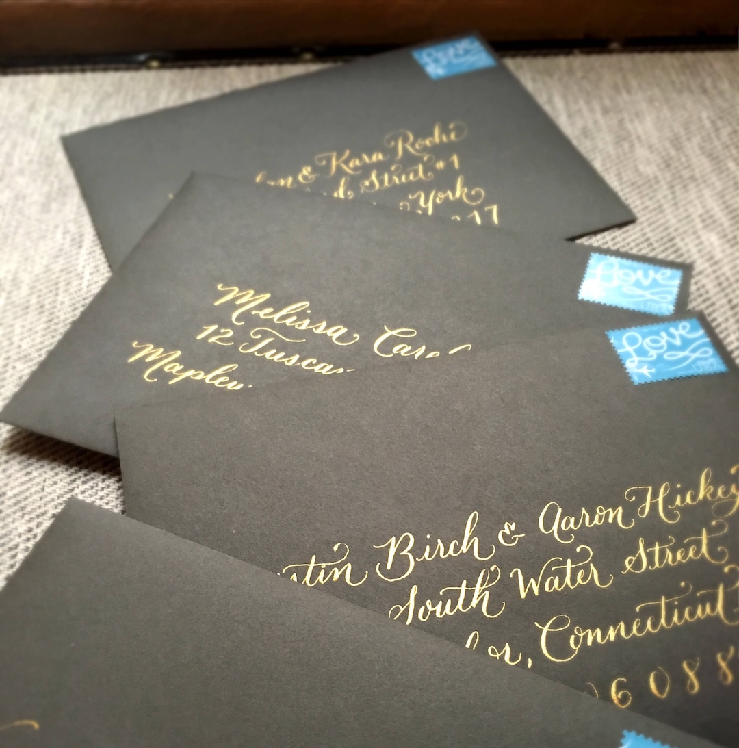 Envelope Calligraphy / Wedding Calligraphy / Invitation Calligraphy ...