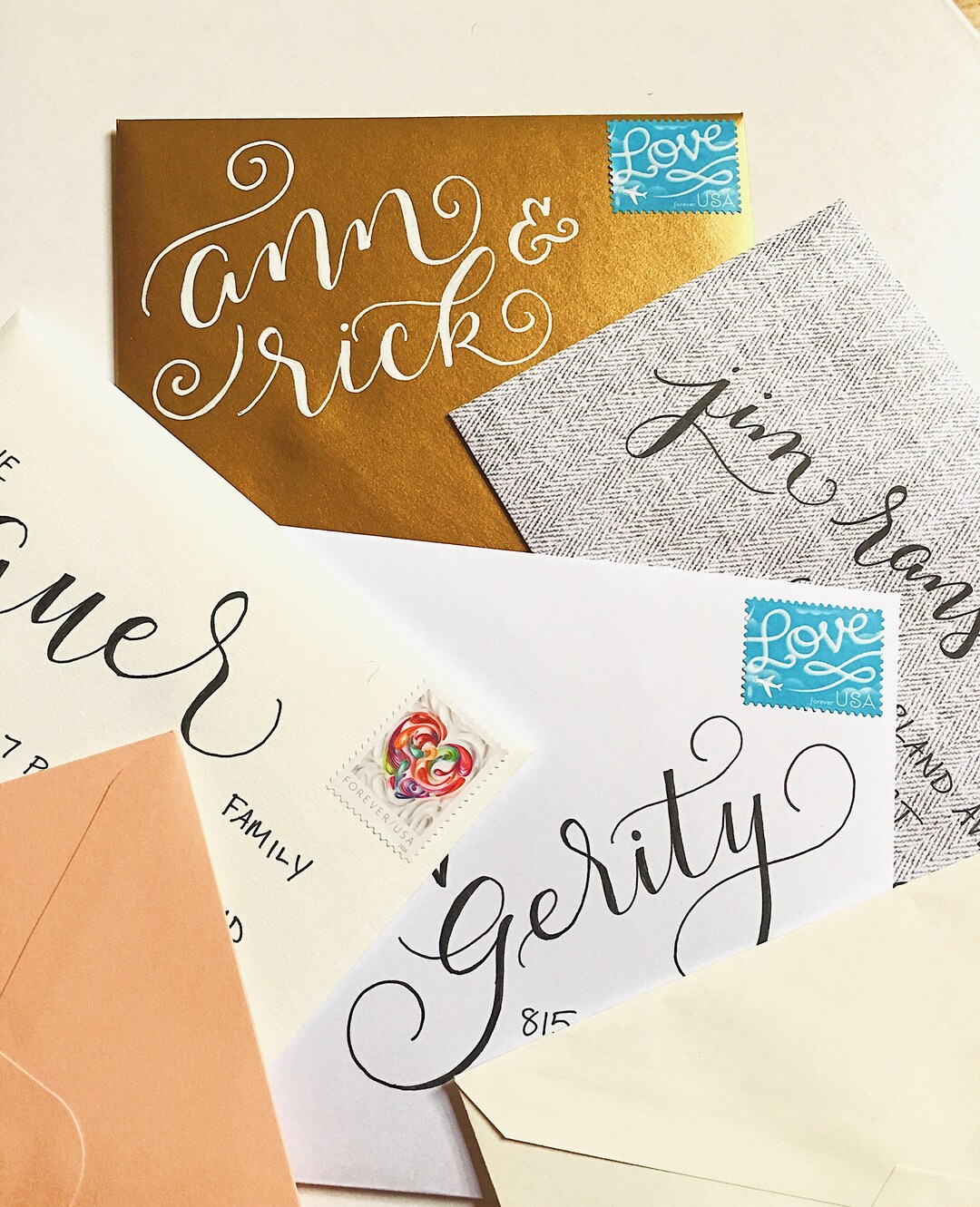 Envelope Calligraphy / Wedding Calligraphy / Invitation Calligraphy ...