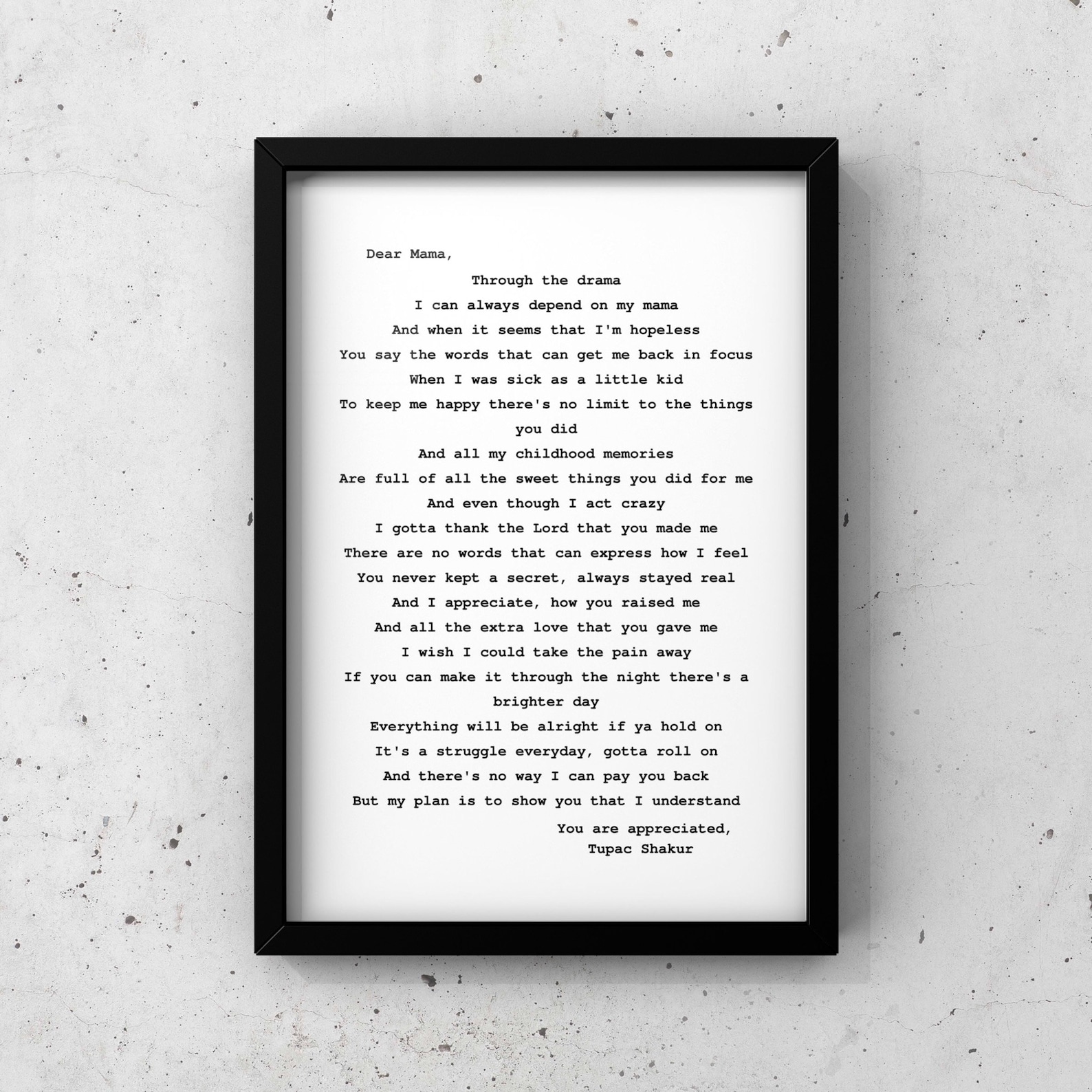 Dear mama rapper - darelocloud