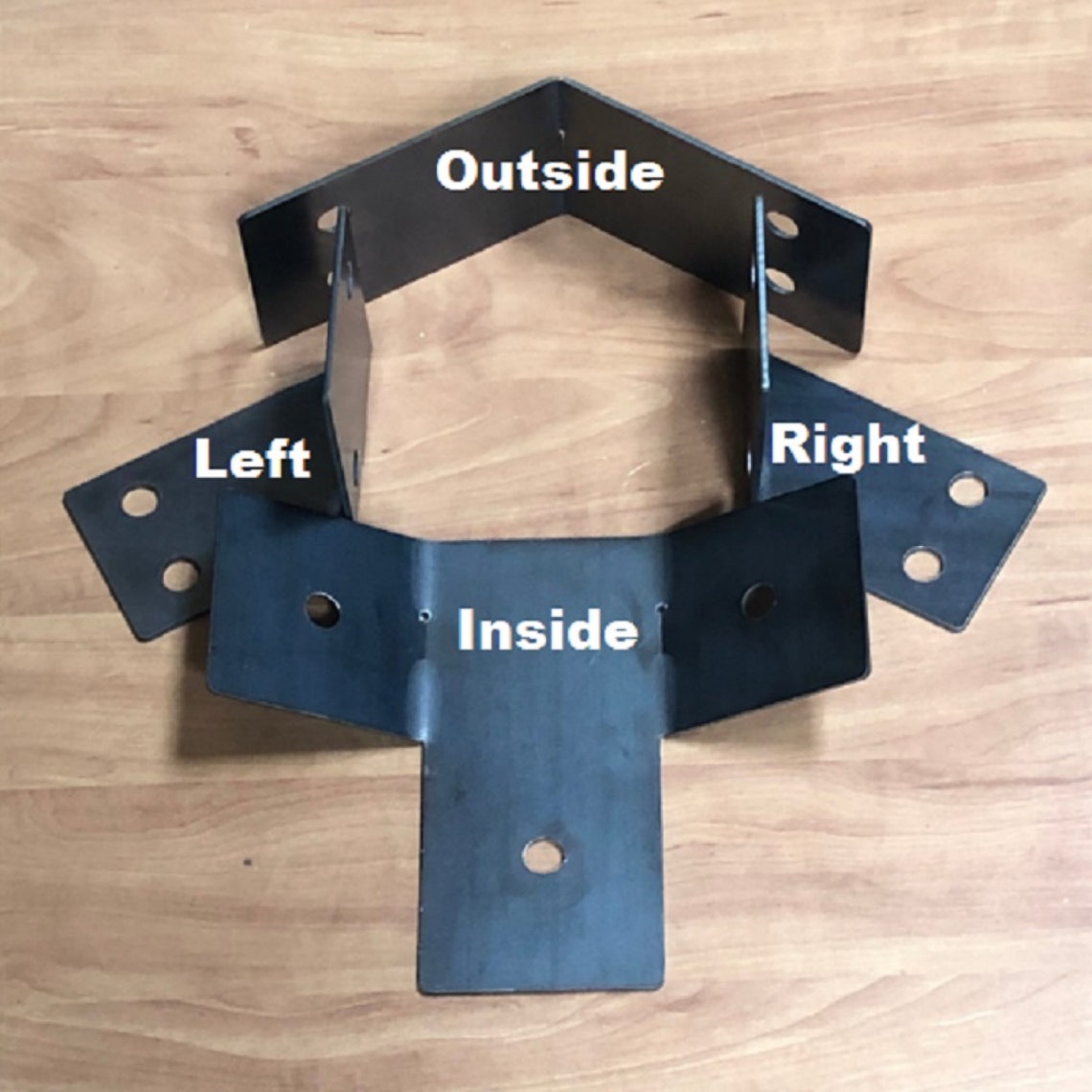 Posthugger™ 24 Pc 4x4 Hexagon Pergola Bracket Set| for 4x4 (3.5"x3.5 ...