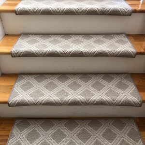 Scout Birch Pet Friendly True Bullnose® Padded Carpet Stair Tread (sold ...