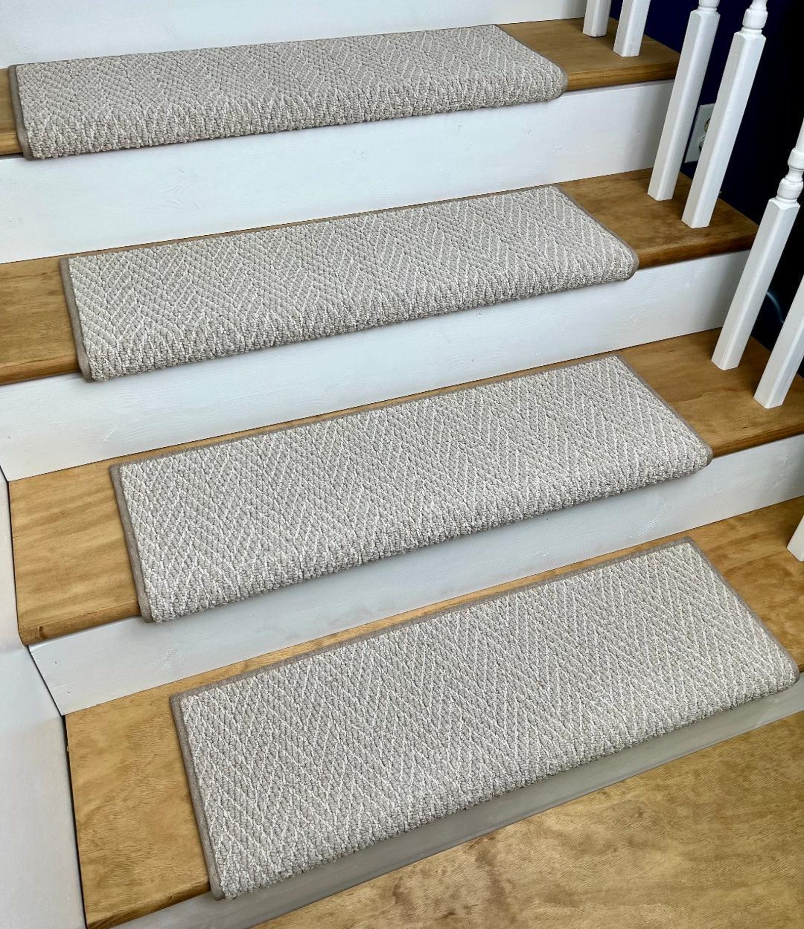 Always Natural Twine True Bullnose® Carpet Stair Tread Sold Each - Etsy