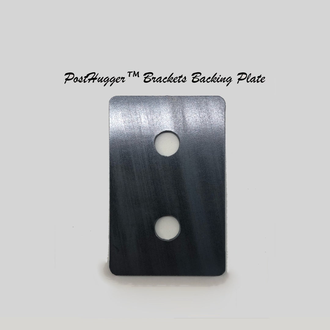 Posthugger™ 6x6 Post Backing Plates: 1/8" Steel Bracket - Etsy