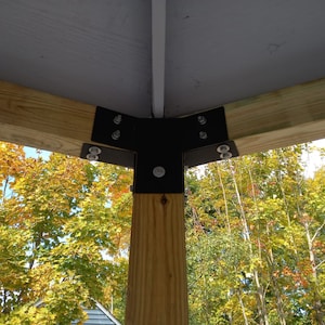 Posthugger™ 32 Pc 4x4 Octagon Pergola Bracket Set! | for 4x4 (3.5"x3.5 ...