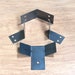 Posthugger™ 24 Pc 6x6 Hexagon Pergola Bracket Set for 6x6 5.5x5.5 Posts ...