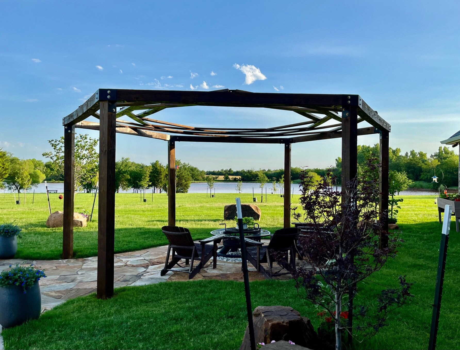 PostHugger™ 24 pc 4x4 Hexagon Pergola Bracket Set| For 4x4 (3.5x3.5 ...