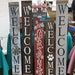 Front Porch Welcome Sign 5 Foot Welcome Sign 4 Foot Welcome Sign Rustic ...