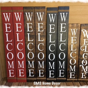 Front Porch Welcome Sign 5 foot welcome sign 4 foot | Etsy