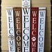 Front Porch Welcome Sign 5 Foot Welcome Sign 4 Foot - Etsy