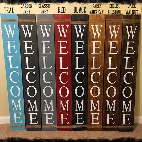 Front Porch Welcome Sign 5 Foot Welcome Sign 4 Foot - Etsy
