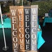 Front Porch Welcome Sign 5 Foot Welcome Sign 4 Foot - Etsy