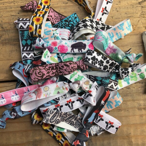 Boho Hair Ties - Etsy