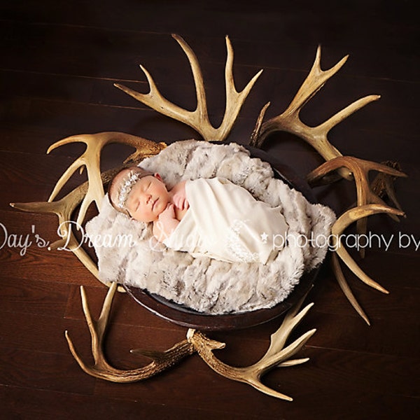 Hunting Newborn Digital Background - Etsy