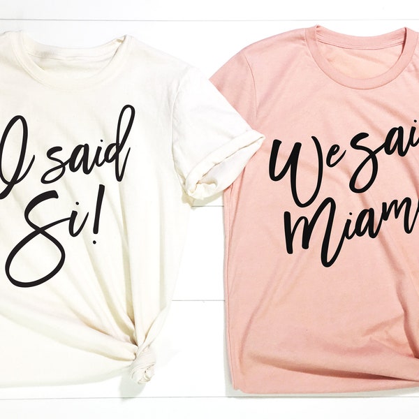 I Said Yes Shirt - Etsy