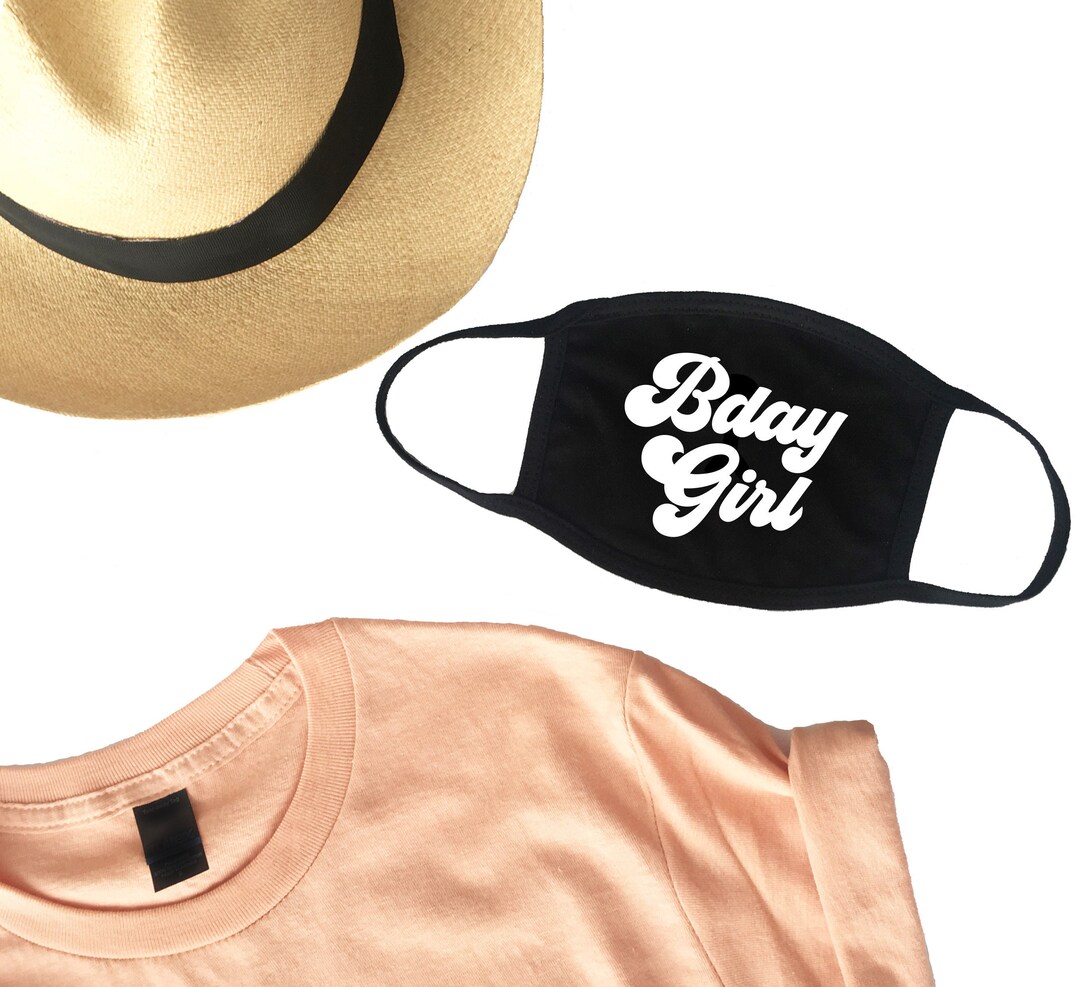 Birthday Face Mask, Birthday Girl Face Mask, Bday Girl Face Mask ...