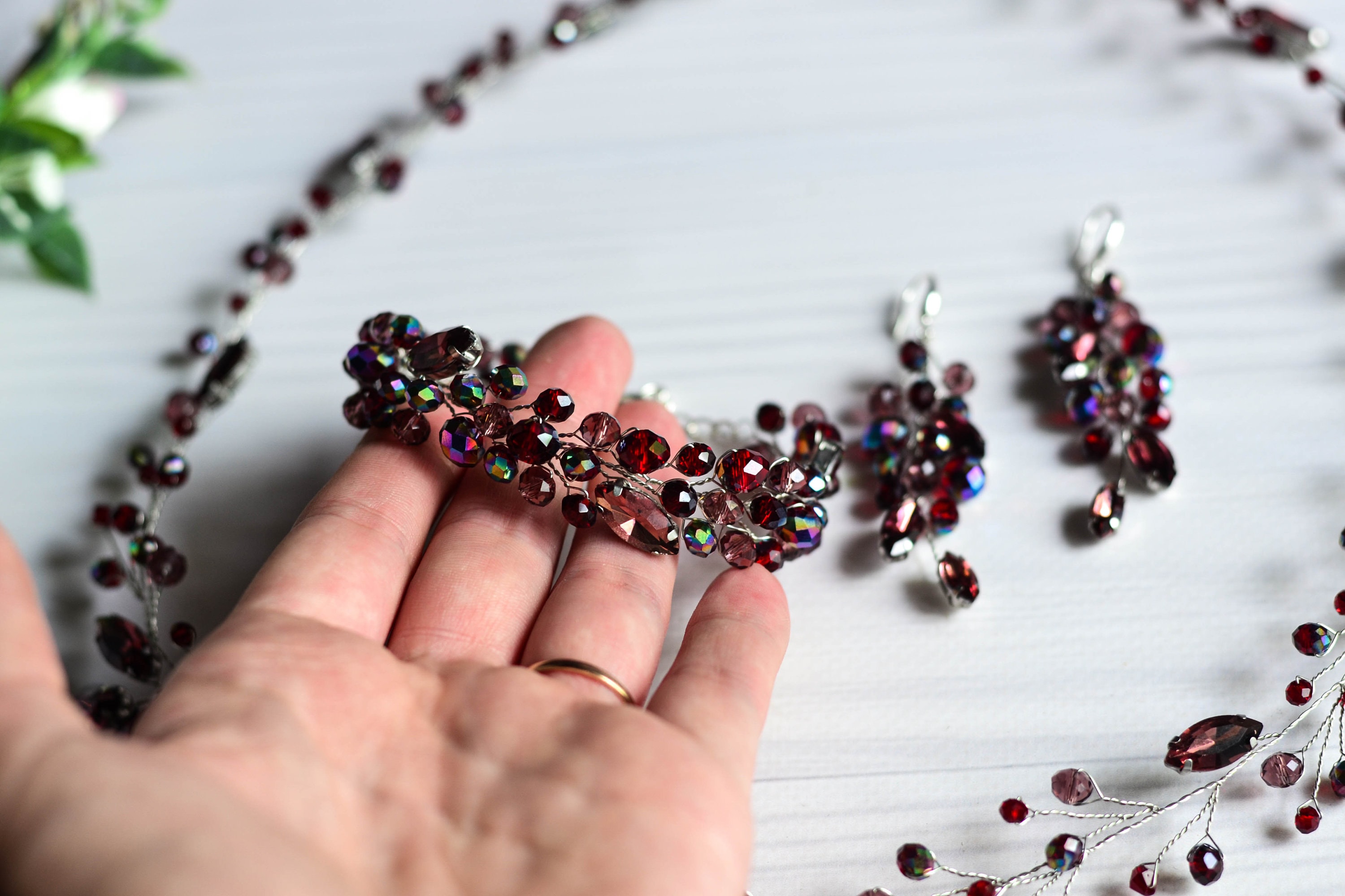 Wedding Crystal Vine for Bride Rhinestone Wedding Vine for - Etsy