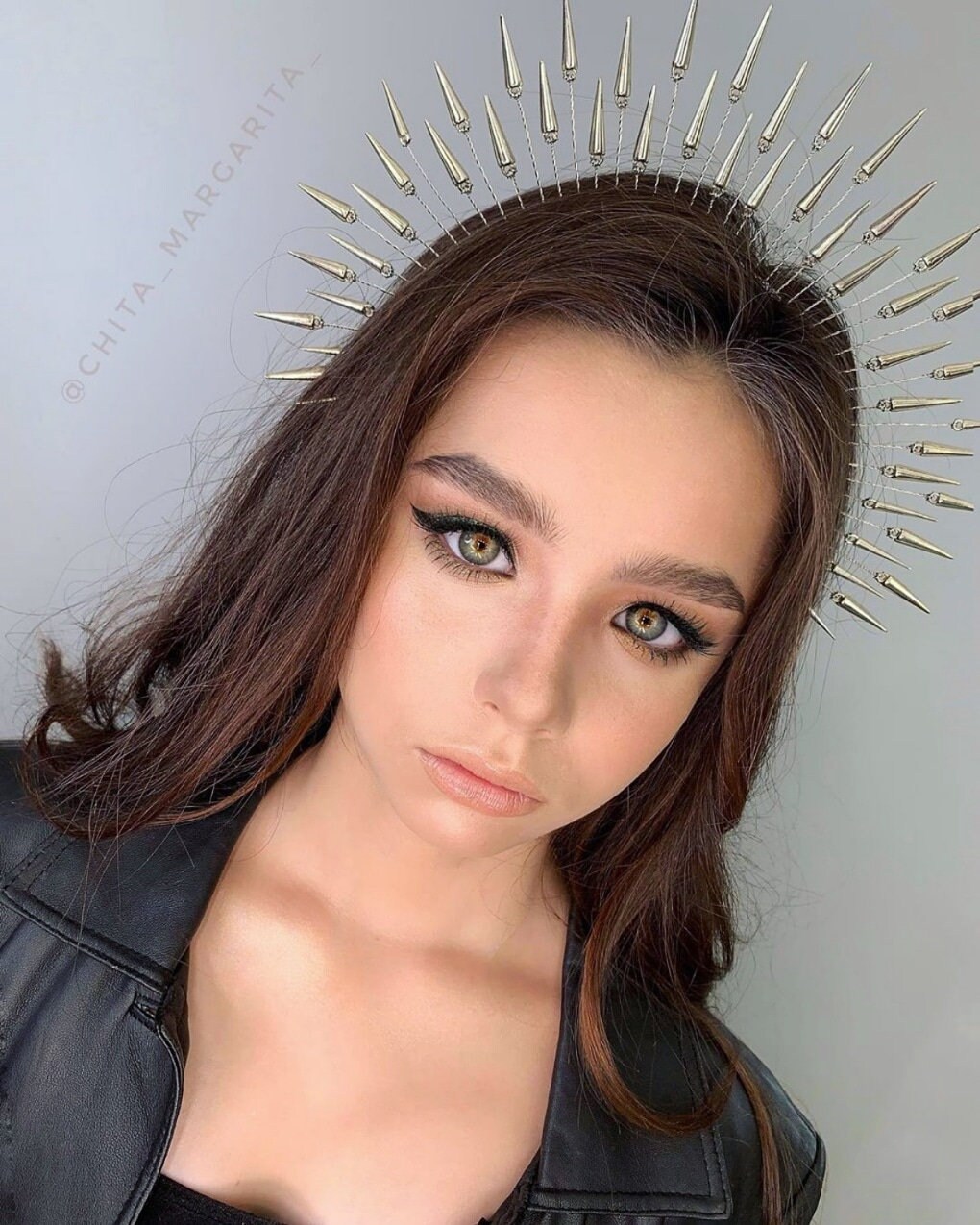 Stylish Tiara With Spikes Crown With Spikes Gothic Wedding - Etsy