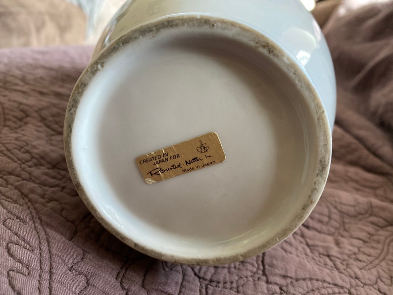 Rosenthal Netter Inc VASE JAPAN Hand Painted Gold Irises VINTAGE - Etsy