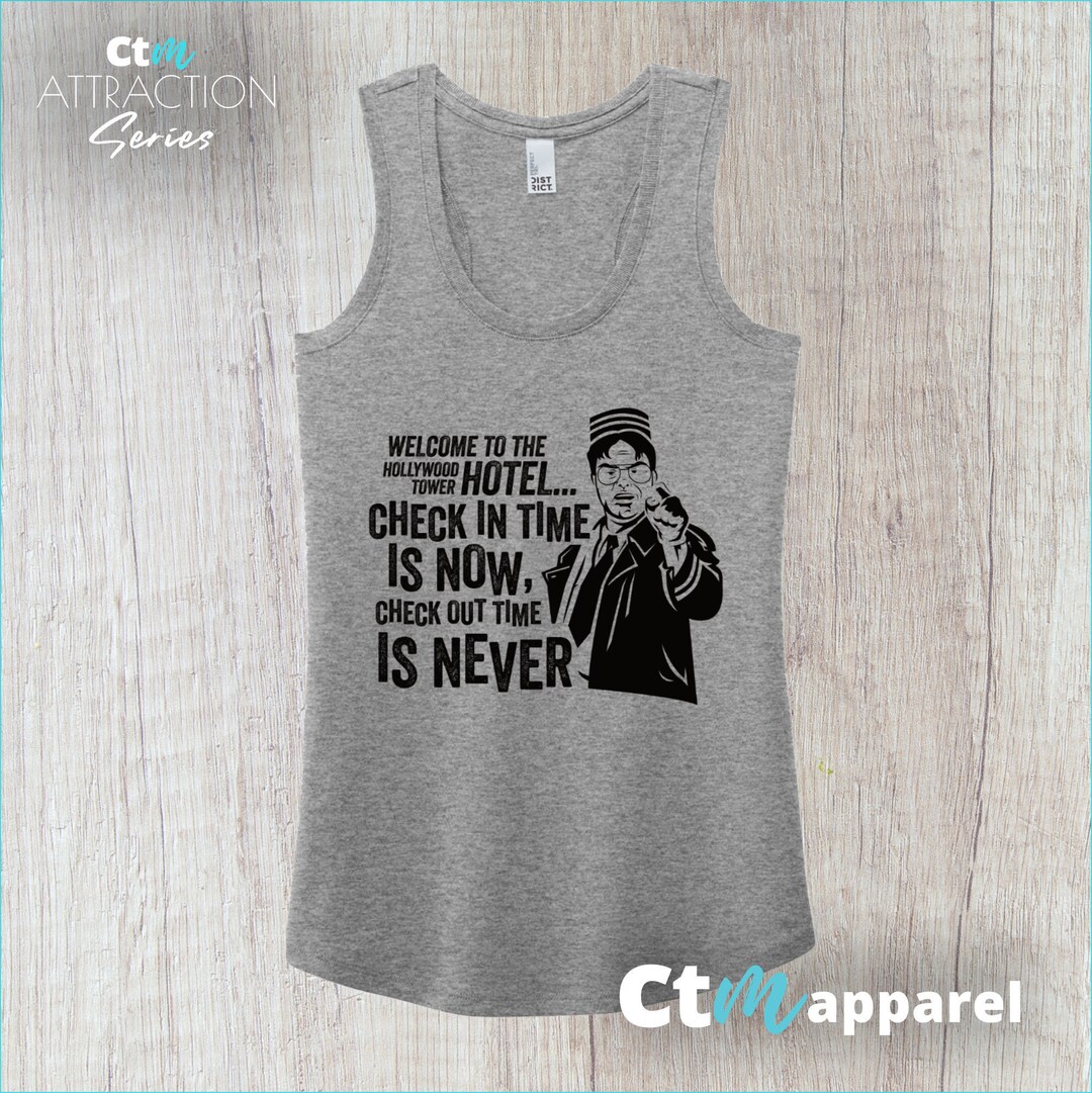 Dwight Schrute Tower of Terror Ladies Tank Top | Hollywood Studios Tank ...