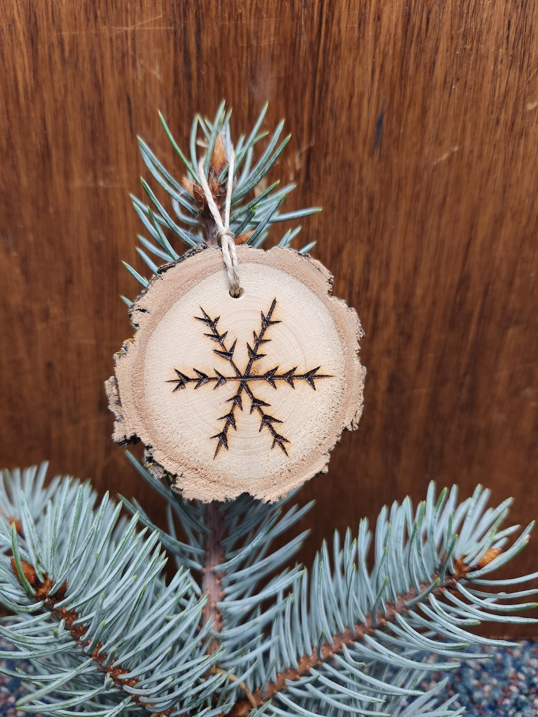 Wooden Christmas Tree Ornaments - Etsy
