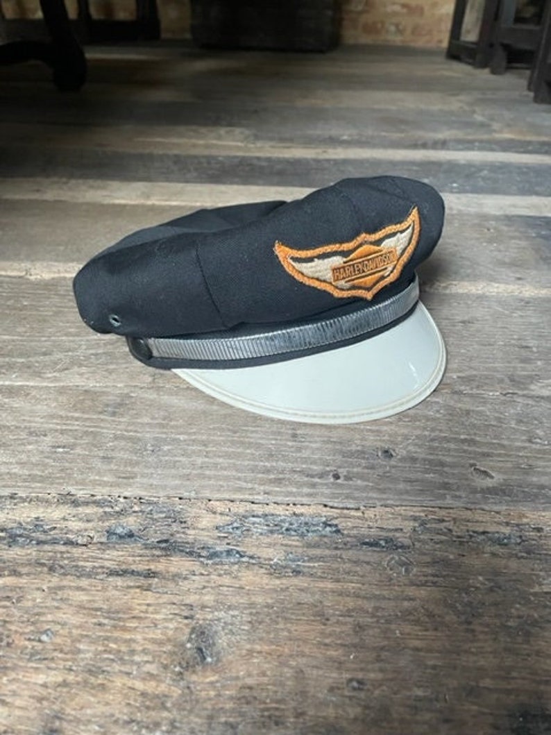 1950s Harley Davidson Biker Cap Motorcycle Cap Captain Hat - Etsy