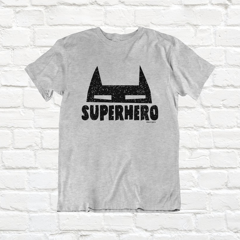 Eco Friendly Family Gift T-shirt SUPERHERO Sidekick MASK Mens - Etsy UK