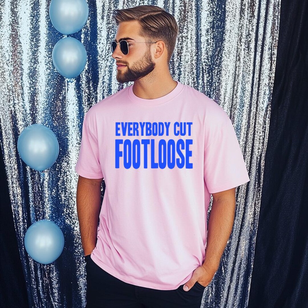 Everybody Cut Footloose T-shirt, Mens Womens, Fancy Dress Party 80s ...