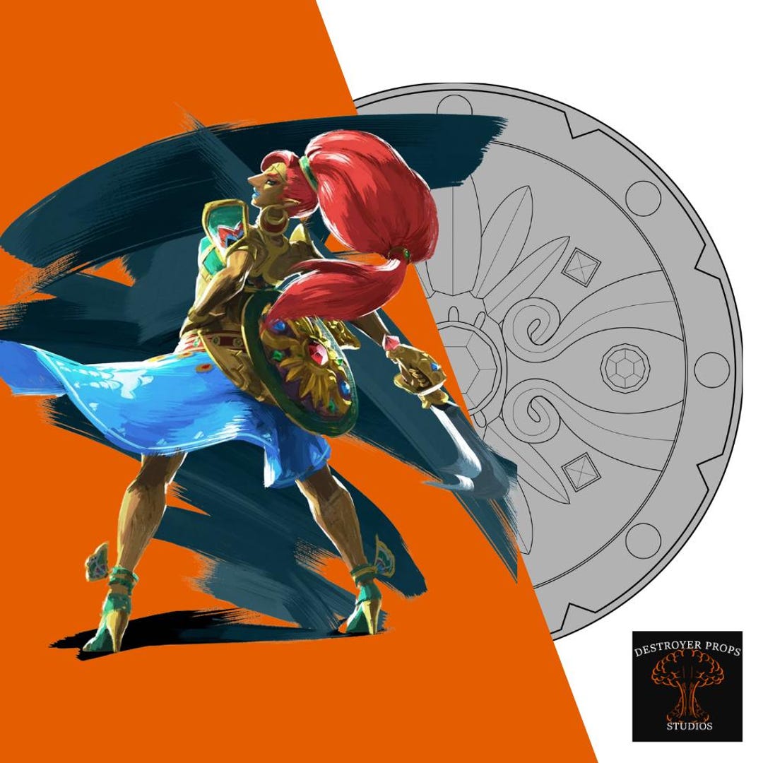 Daybreaker Shield – 1:1 Scale Cosplay Blueprint | Inspired by Legend of ...
