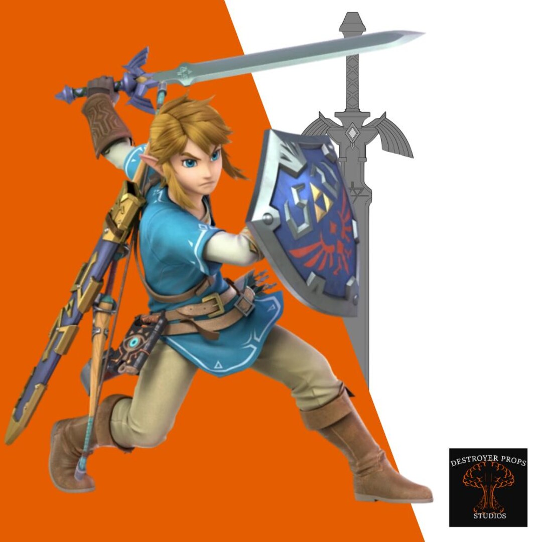 Master Sword Inspired Cosplay Blueprint | Full-scale PDF Pattern ...