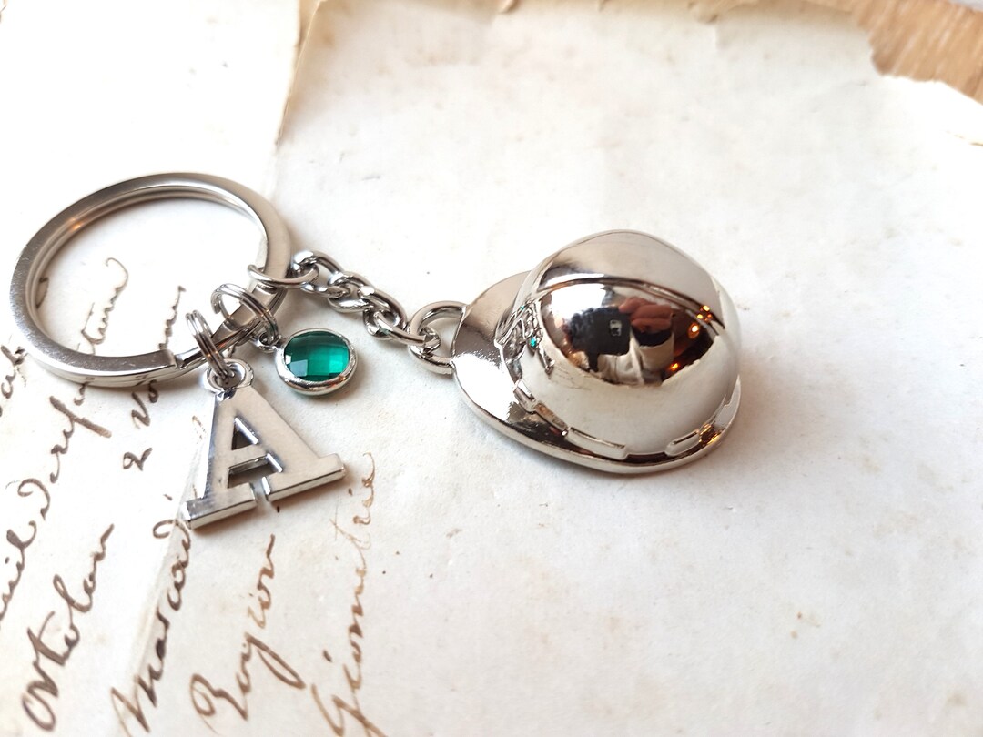 Construction Hard Hat Helmet Keychain, Safety Miniature Keyring ...