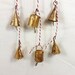 1 String With 3 Cow Bells Bronze Carillon Small Windchime - Etsy