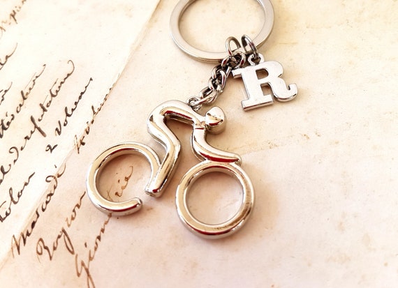 Personalized Bicycle Bike Cycle Keychain Stainless Steel - Etsy