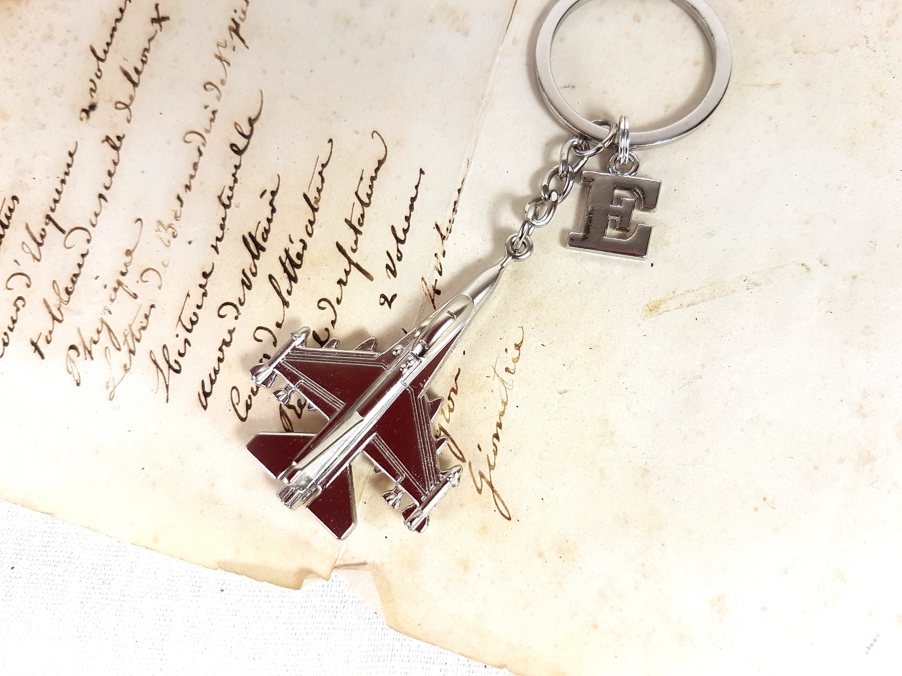 Personalized Fighter Jet Plane Keychain F16 Jet Adventure - Etsy