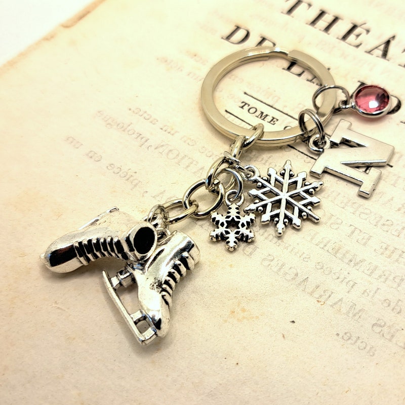 Snowflake Keychain - Etsy
