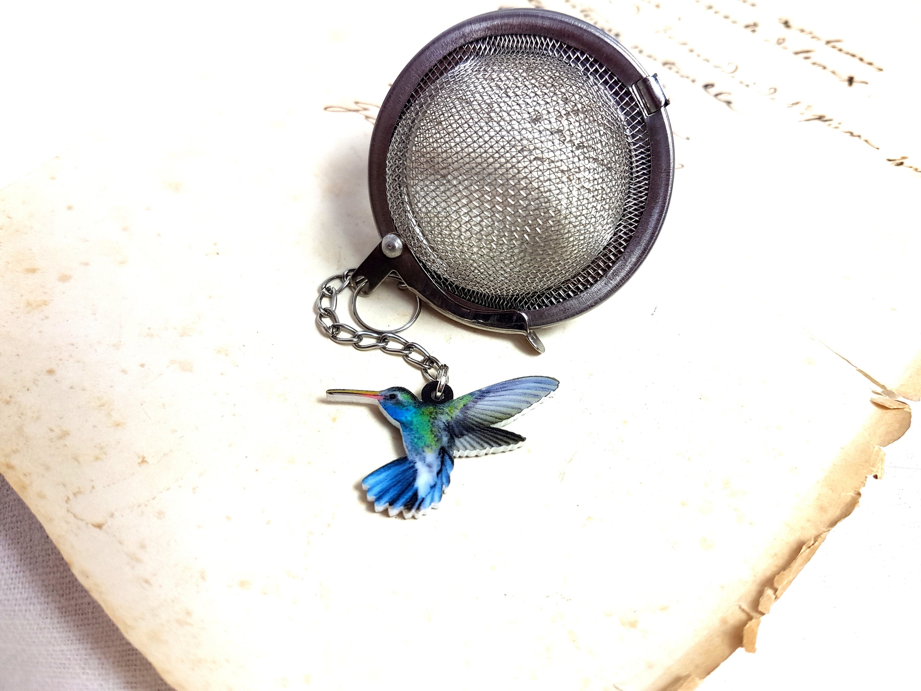 Hummingbird Tea Infuser Ball for Loose Leaf Tea Mesh Tea | Etsy