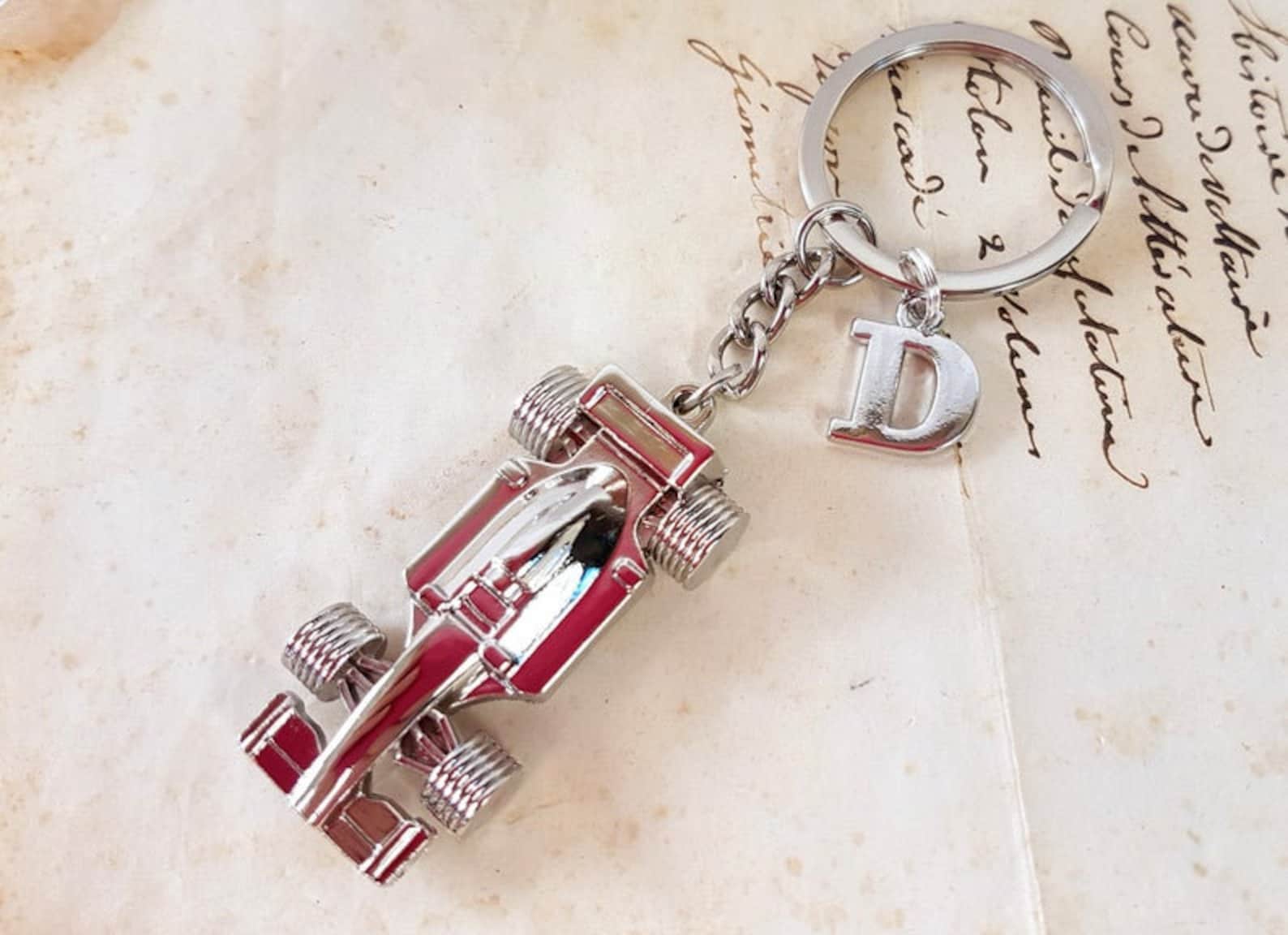 Personalized F1 Formula 1 Keychain Race Car Adventure | Etsy