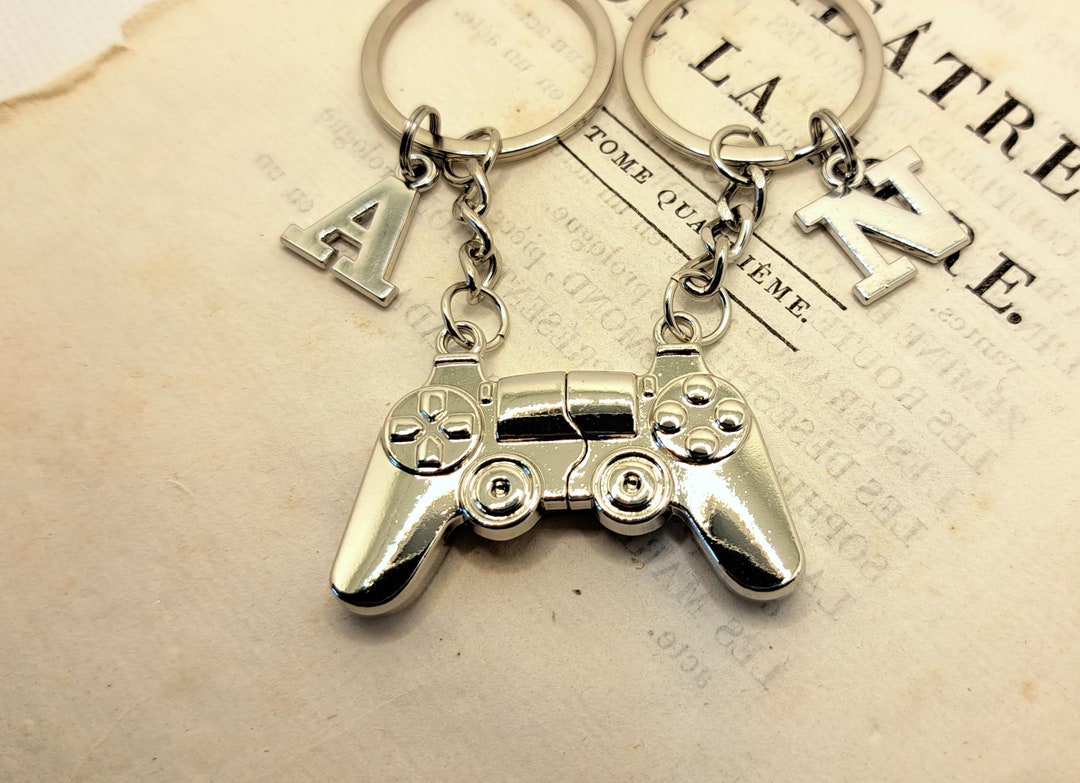 Game Controller Keychain, Gamepad Joystick Keyring, Set of 2, for Best ...